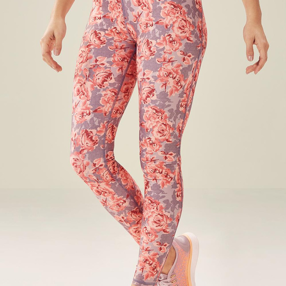 Fabletics | Pants & Jumpsuits | Fabletics Demi Lovato Pink Floral ...